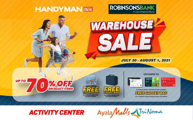 Handyman Warehouse Sale | Robinsons Bank
