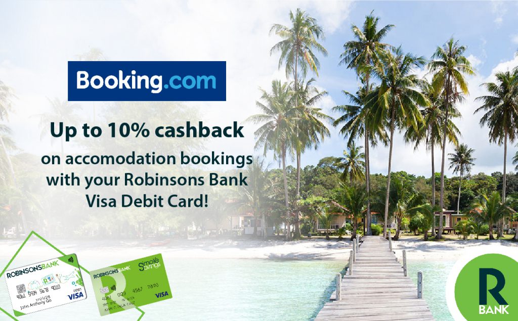 Up to 10% Cashback on Booking.com with RBank Visa Debit Card ...