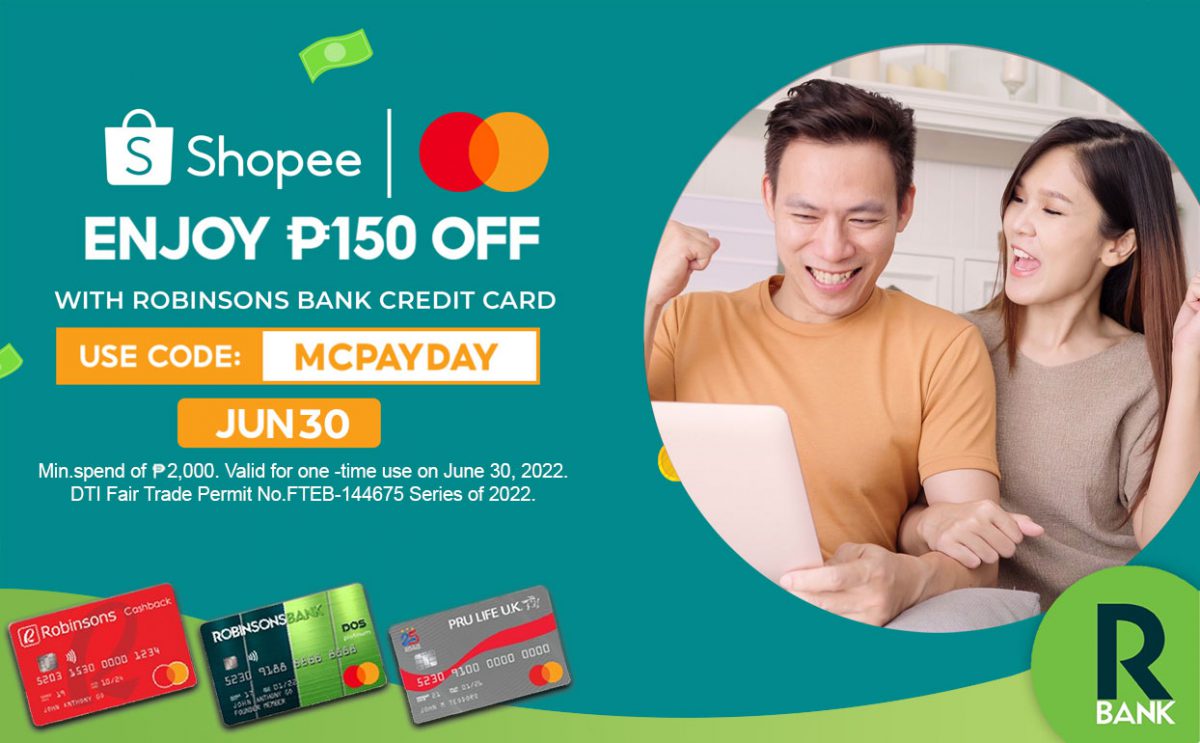 Shopee 6.30 Payday Sale | Robinsons Bank