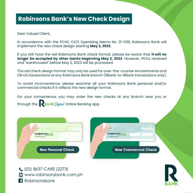 Order your checkbooks with the New RBank design before May 2, 2023 ...