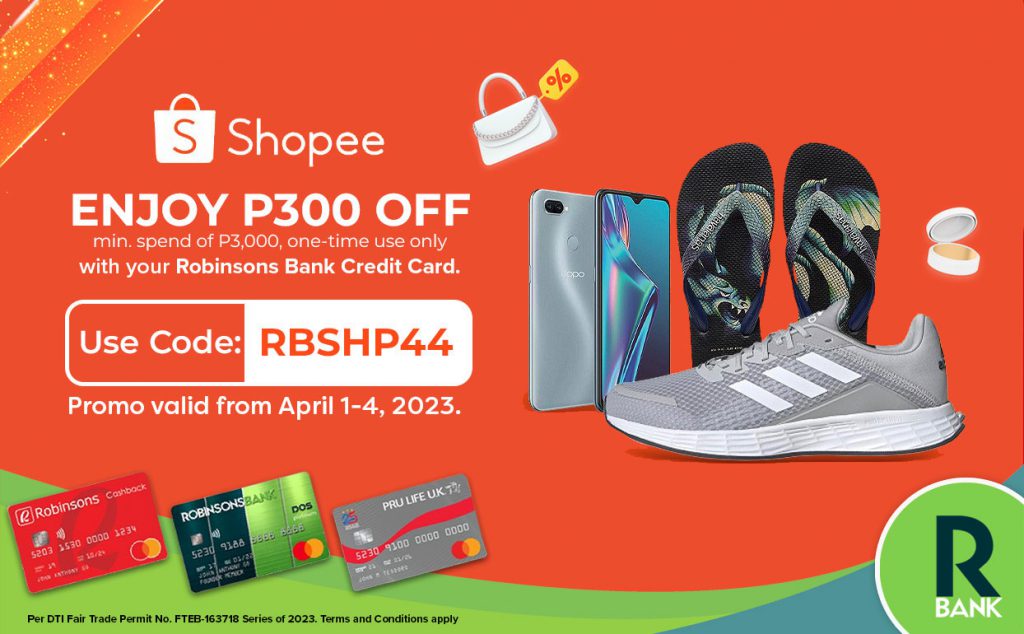 Shopee 4.4 Sale | Robinsons Bank