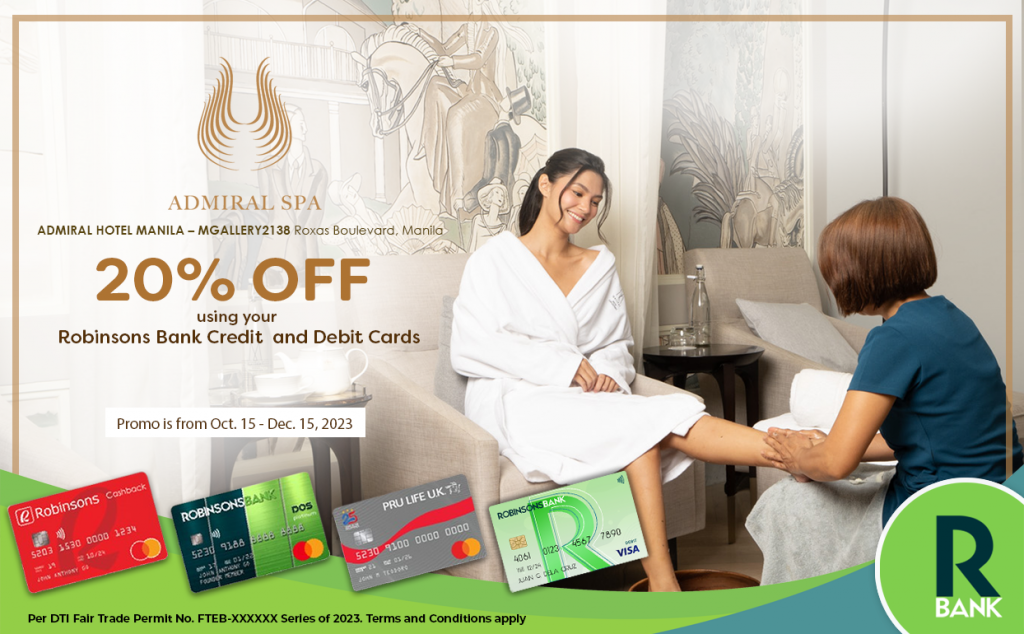Admiral Spa x RBank Promo | Robinsons Bank